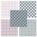 Pink & Grey Plaid Digital Paper, Pink Plaid Patterns, Plaid Seamless ...