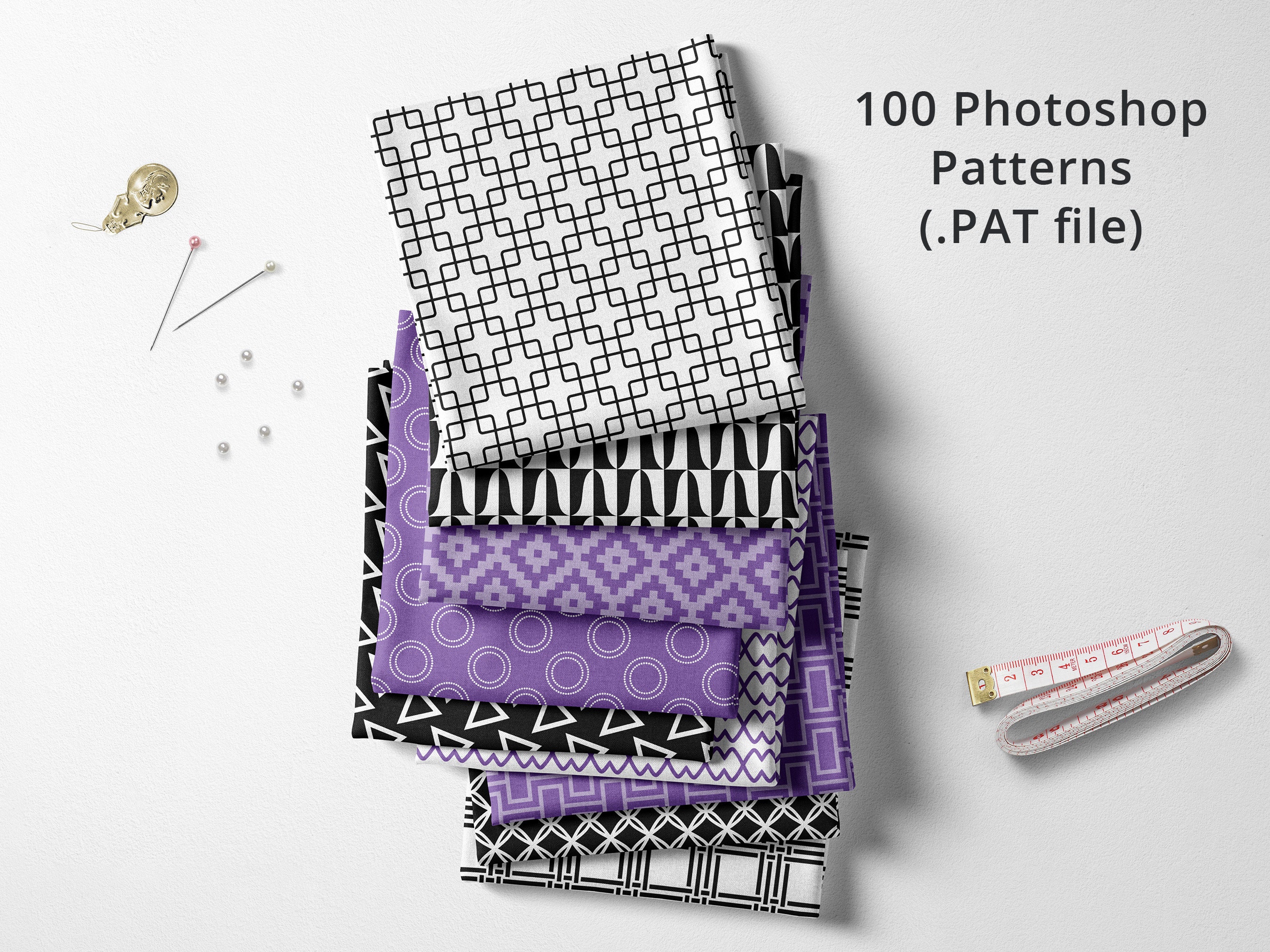 Photoshop Patterns 100 Transparent Seamless Patterns to Use With ...