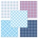 Navy & Pink Plaid Digital Paper, Pink Plaid Seamless File, Blue Plaid ...