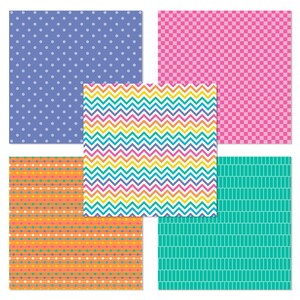 Bright Rainbow Pattern, Rainbow Digital Paper, Rainbow Background, Fun ...