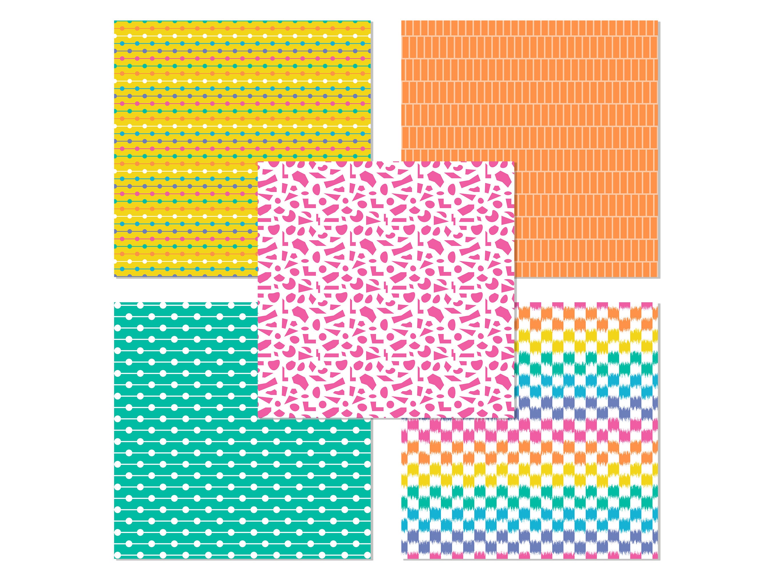 Bright Rainbow Pattern, Rainbow Digital Paper, Rainbow Background, Fun ...