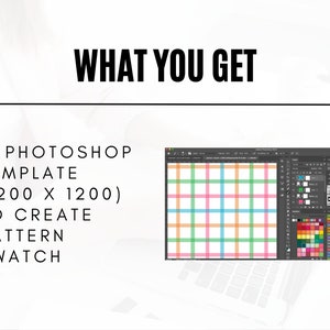 Plaid Pattern Maker Photoshop Patterns, Digital Paper Template and ...