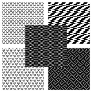 Black & White Digital Paper, Digital Backgrounds, Modern, Abstract ...