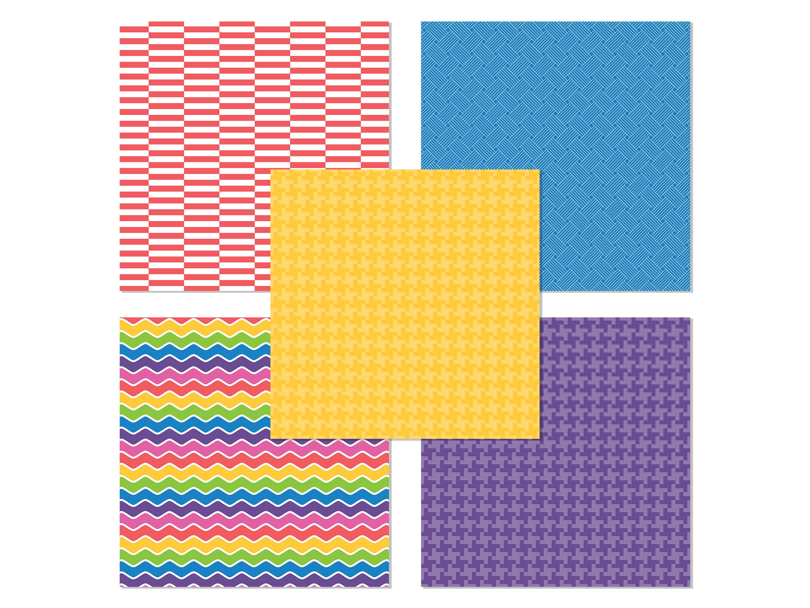 Rainbow Background, Rainbow Digital Paper, Rainbow Pattern, Rainbow ...