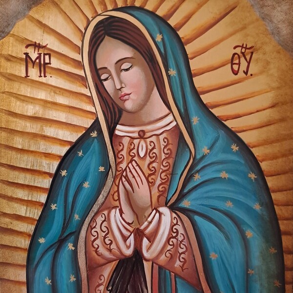 Guadalupe Icon - Etsy