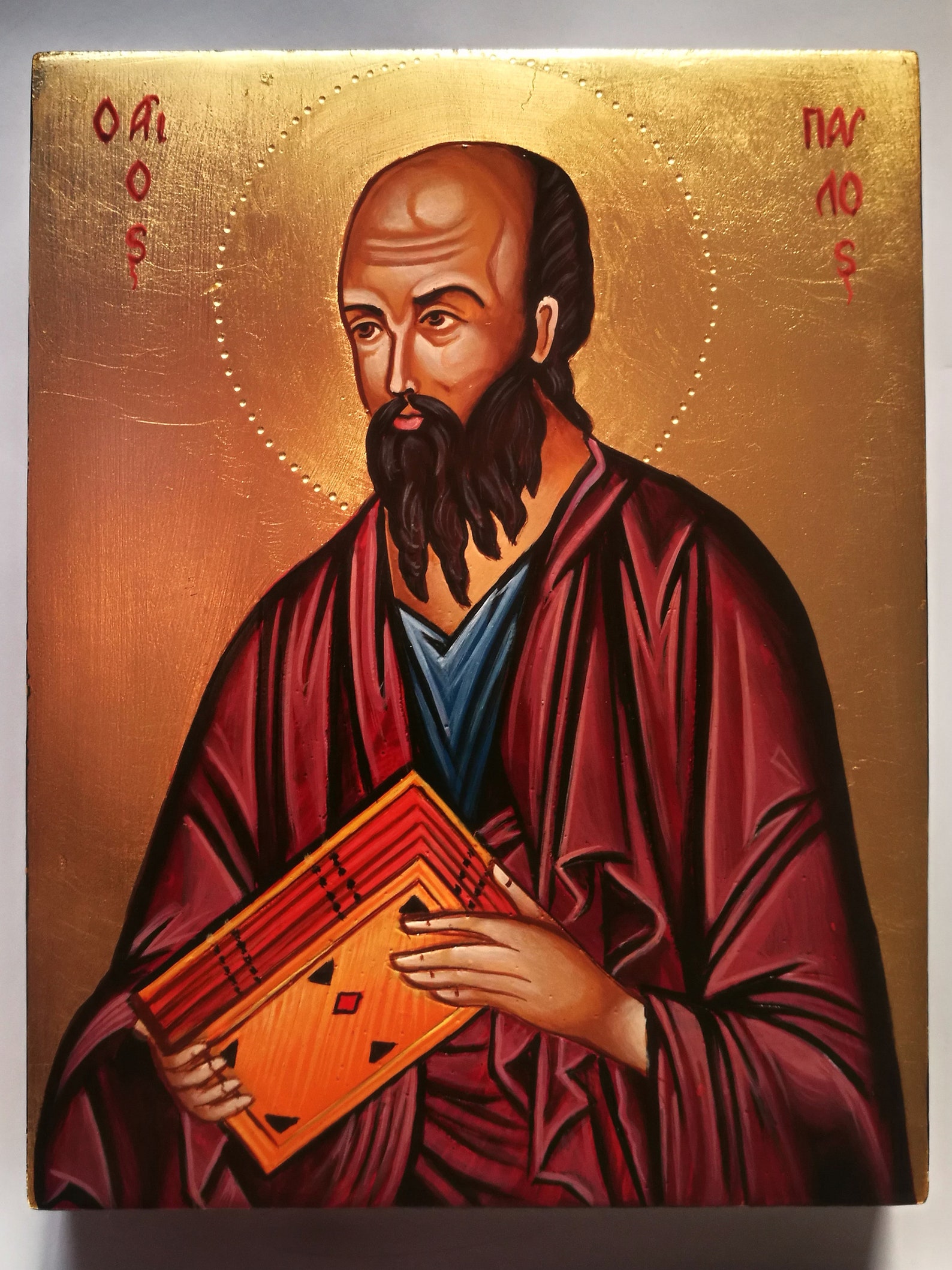 New sacred hand-painted Orthodox icon of St. Paul. Made in | Etsy