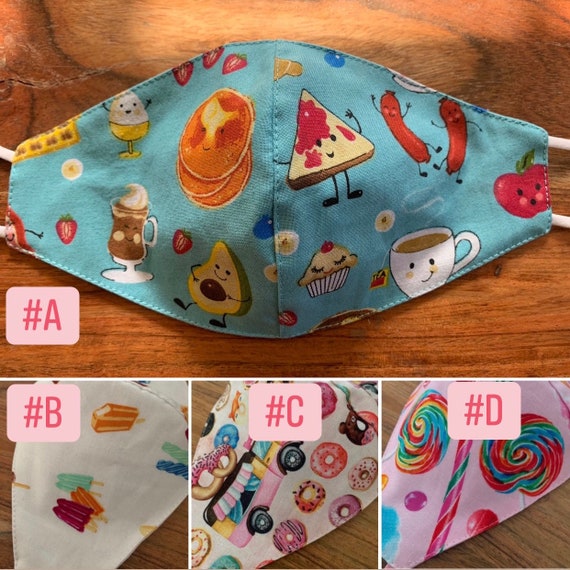 Candy and Sweets Face Mask - Etsy