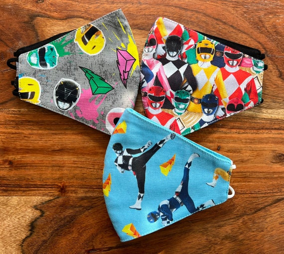 Power Rangers Face Mask - Etsy