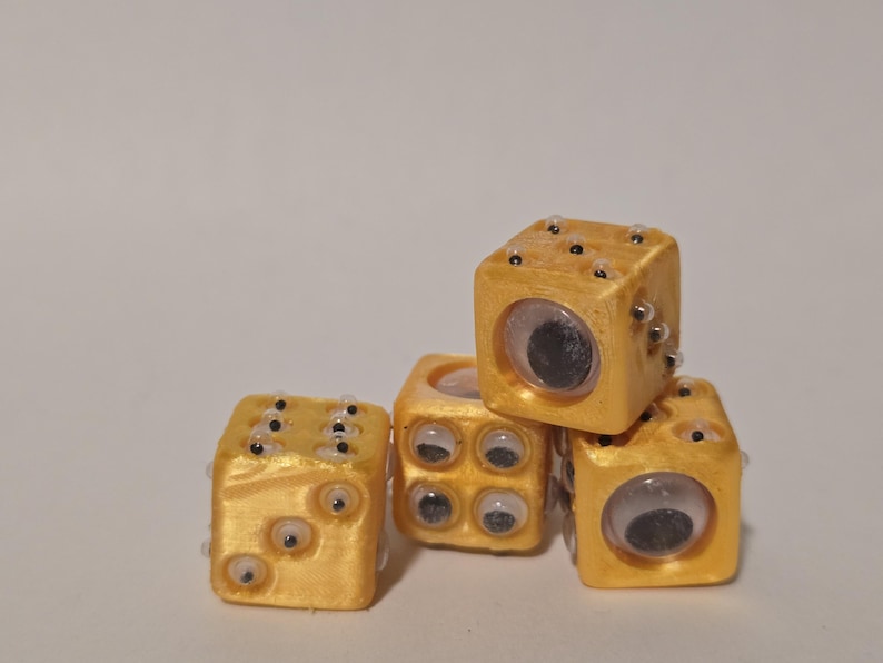 Googly Eyed Dice - Etsy