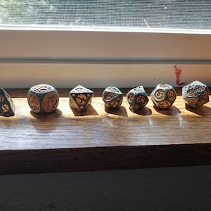 Cathedral Stained Glass Dnd Dice Set - Etsy