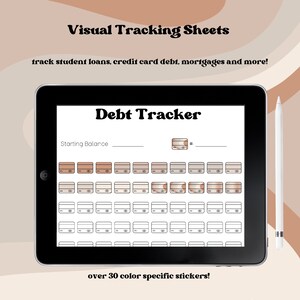 Debt Visualization Goodnotes, Notability Debt Manager, Digital Planner ...