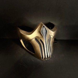 Scorpion Mask From Mortal Kombat 11 - Tachijitsu Master - Etsy