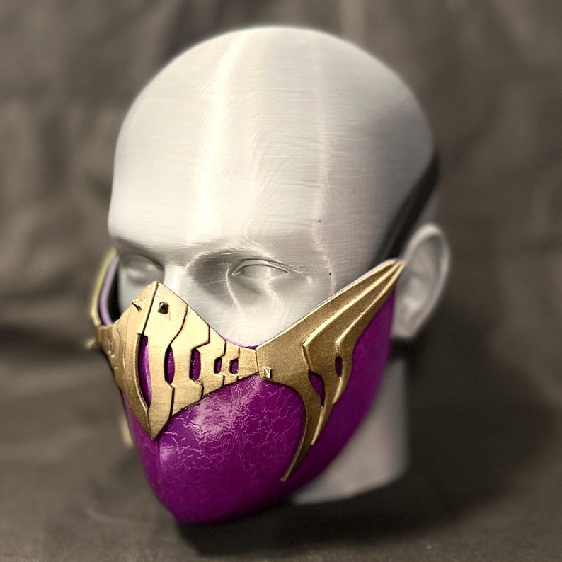 Mileena Mask From MK1 - Reigning Empress / Mortal Kombat / Cosplay - Etsy