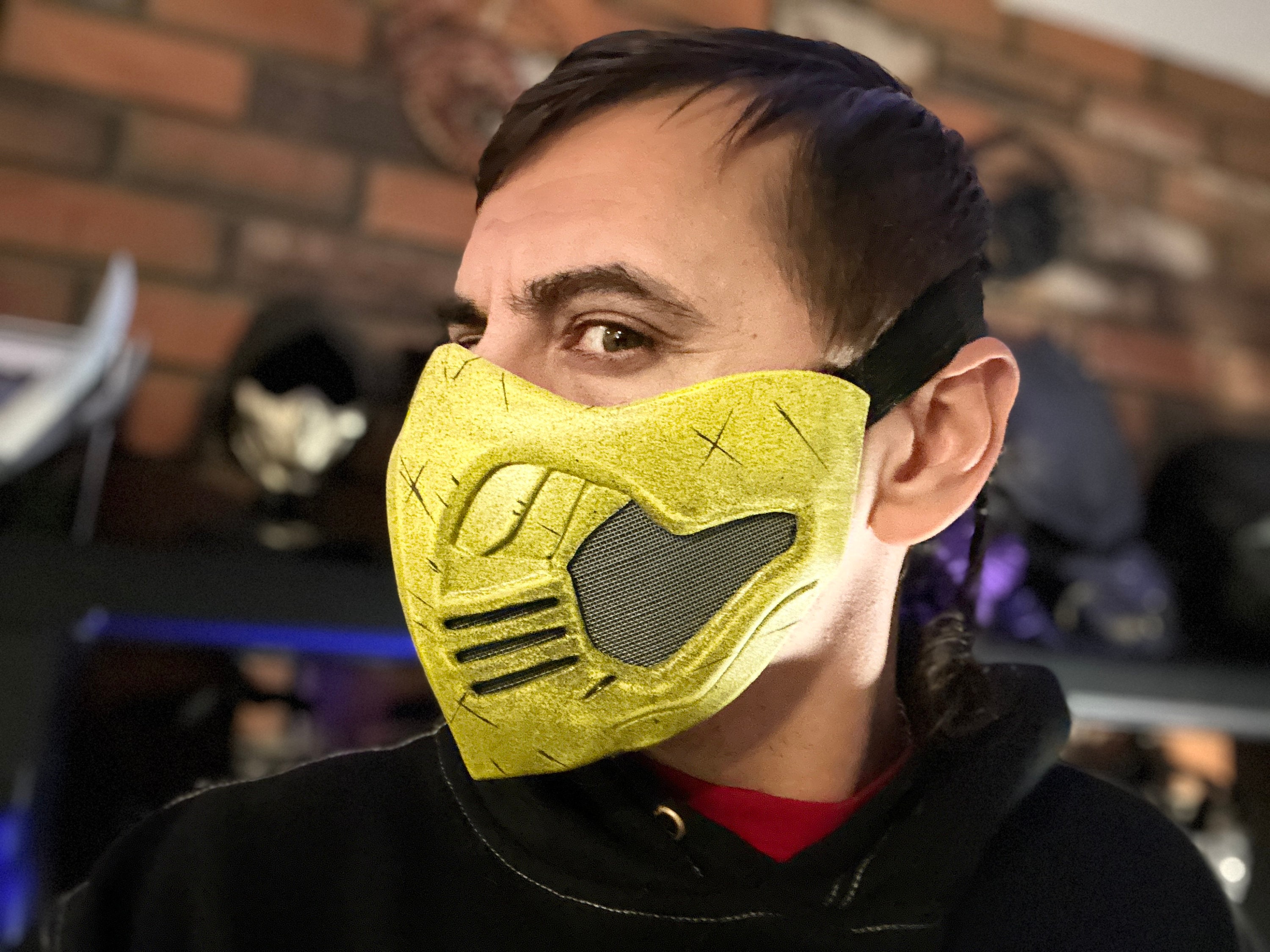 Scorpion Mask From Mortal Kombat X - Etsy
