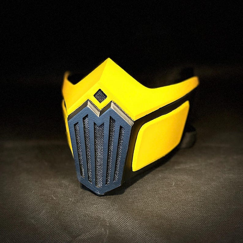 Scorpion Mask From the Mortal Kombat 2 Movie - Annihilation / MK2 ...