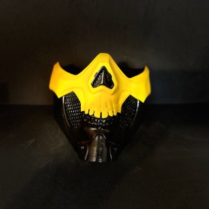 Dark Takeda Mask From Mortal Kombat 1 - Etsy