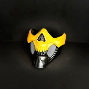 Dark Takeda Mask From Mortal Kombat 1 - Etsy