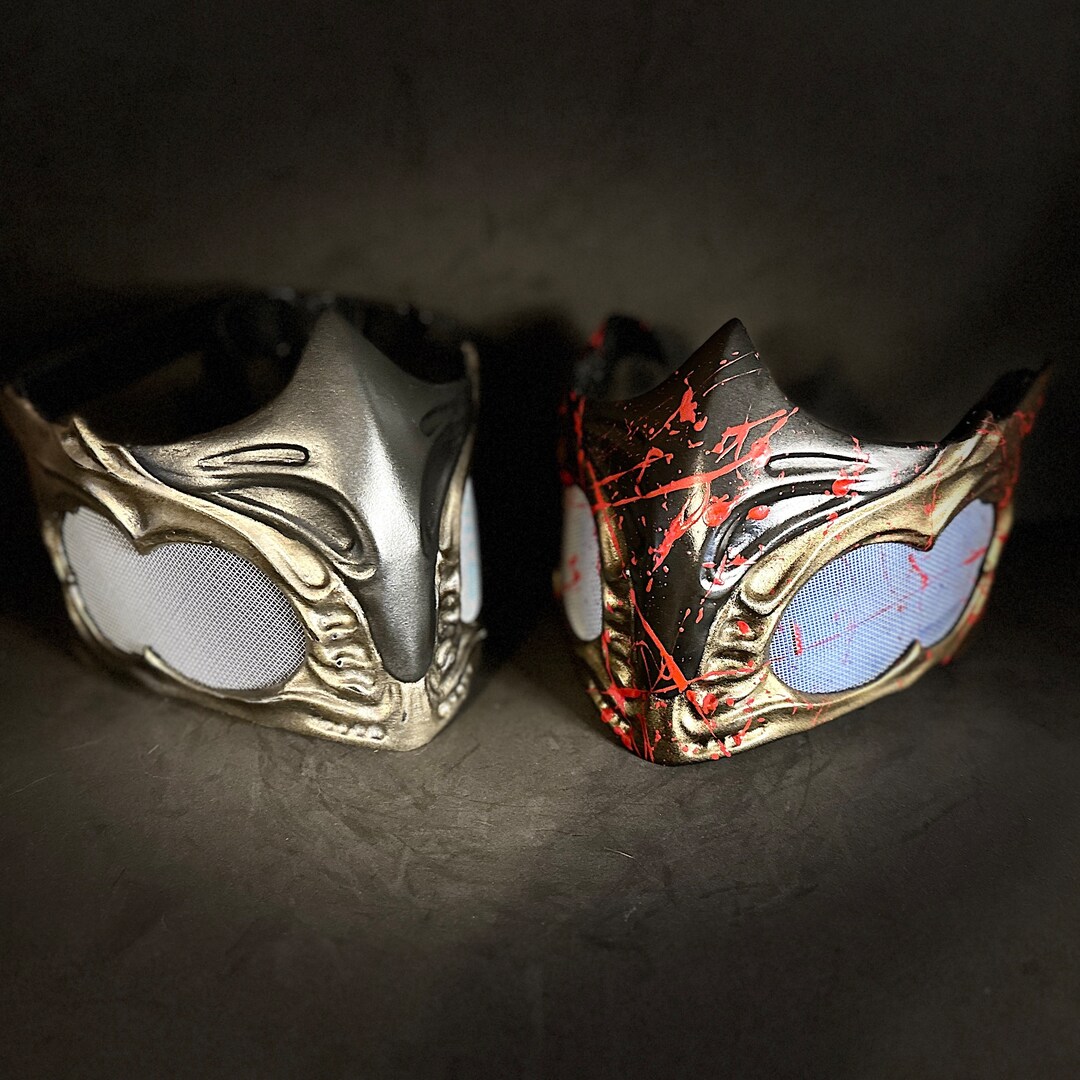 Sub Zero Mask From Mortal Kombat 1 - Polar Vortex - Etsy