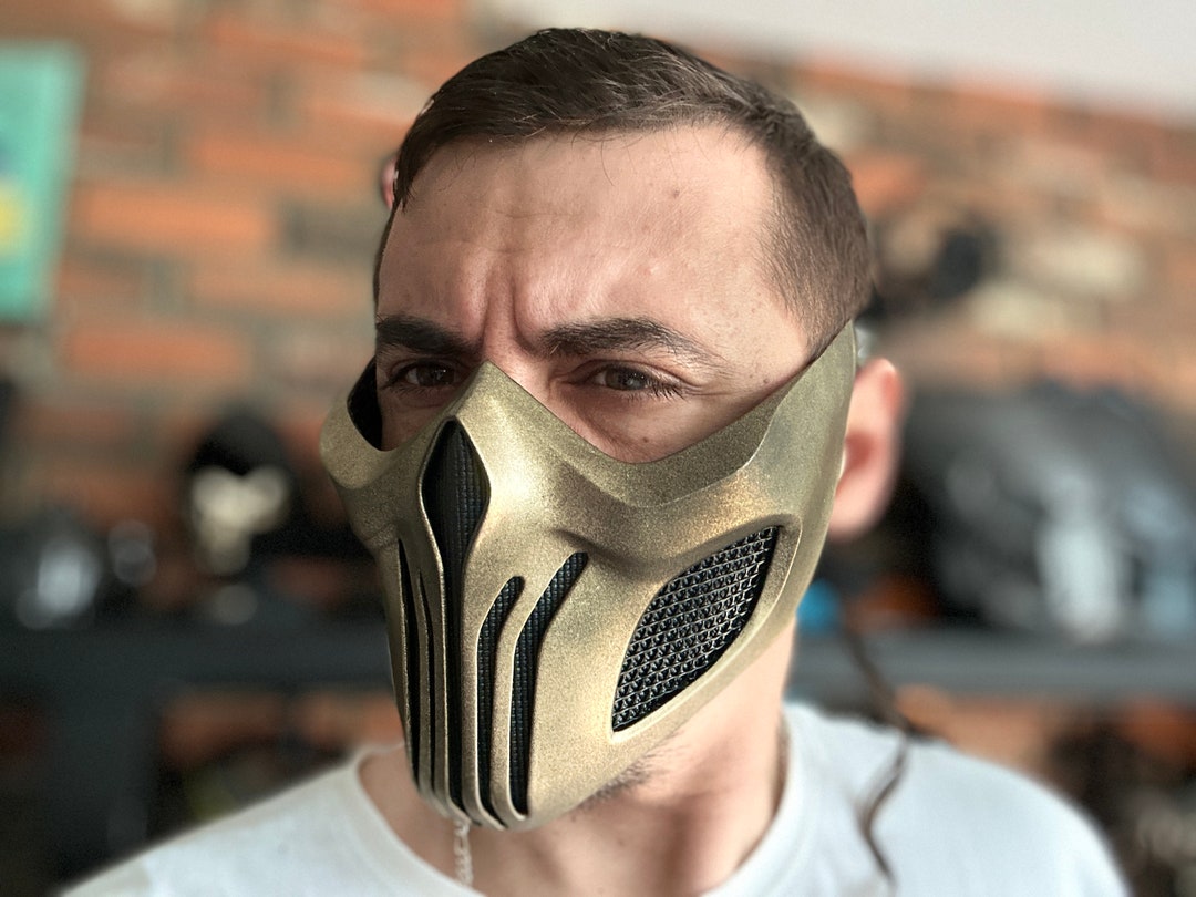 Scorpion Mask From Mortal Kombat 11 - Tachijitsu Master - Etsy