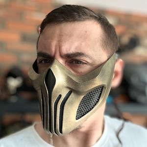 Scorpion Mask From Mortal Kombat 11 - Tachijitsu Master - Etsy