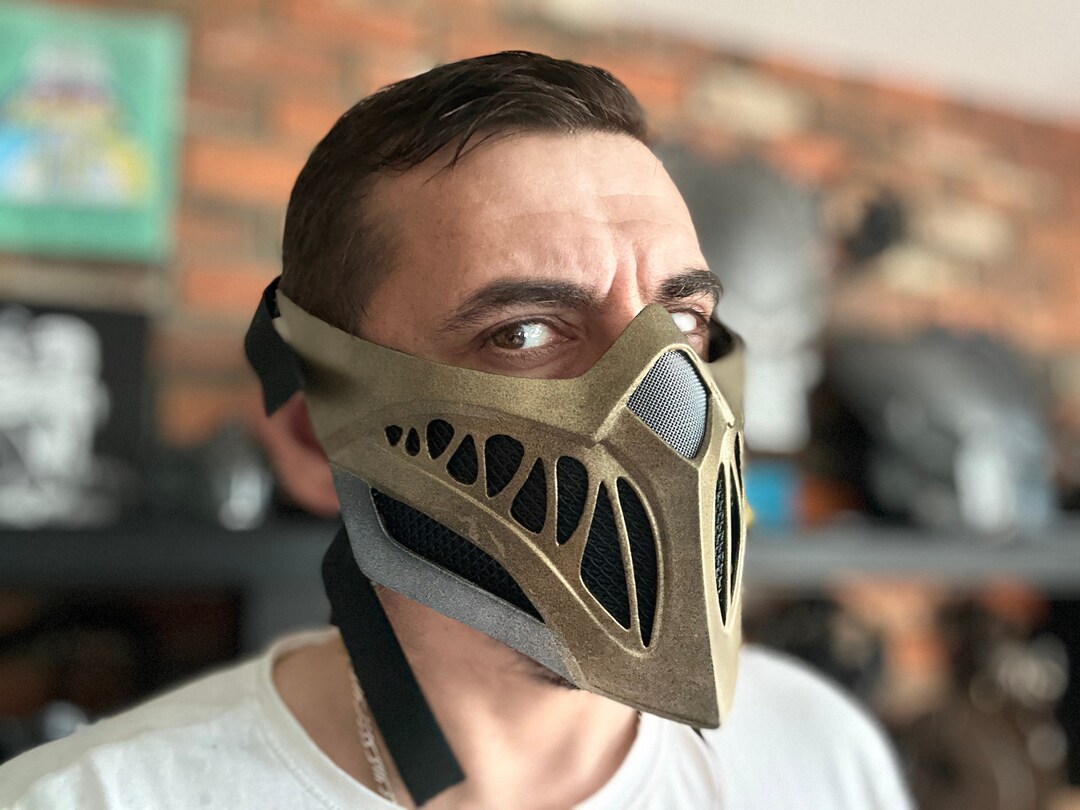 Scorpion Mask From Mortal Kombat 11 - Furious Revenant - Etsy