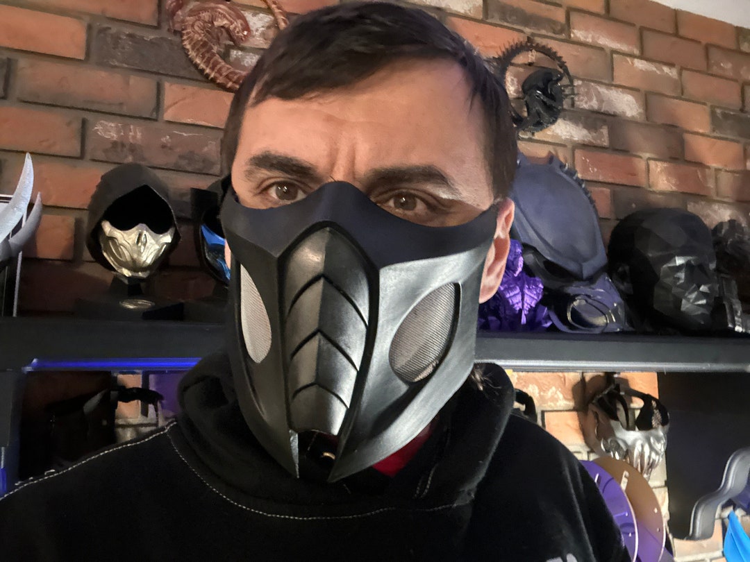 Smoke Mask From Mortal Kombat 9 - Etsy