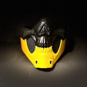 Dark Takeda Mask From Mortal Kombat 1 - Etsy