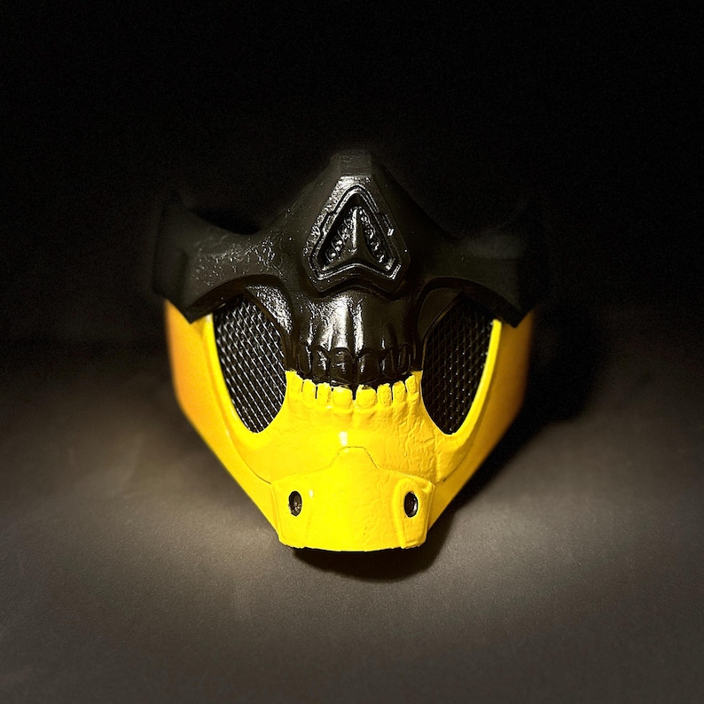 Dark Takeda Mask From Mortal Kombat 1 - Etsy