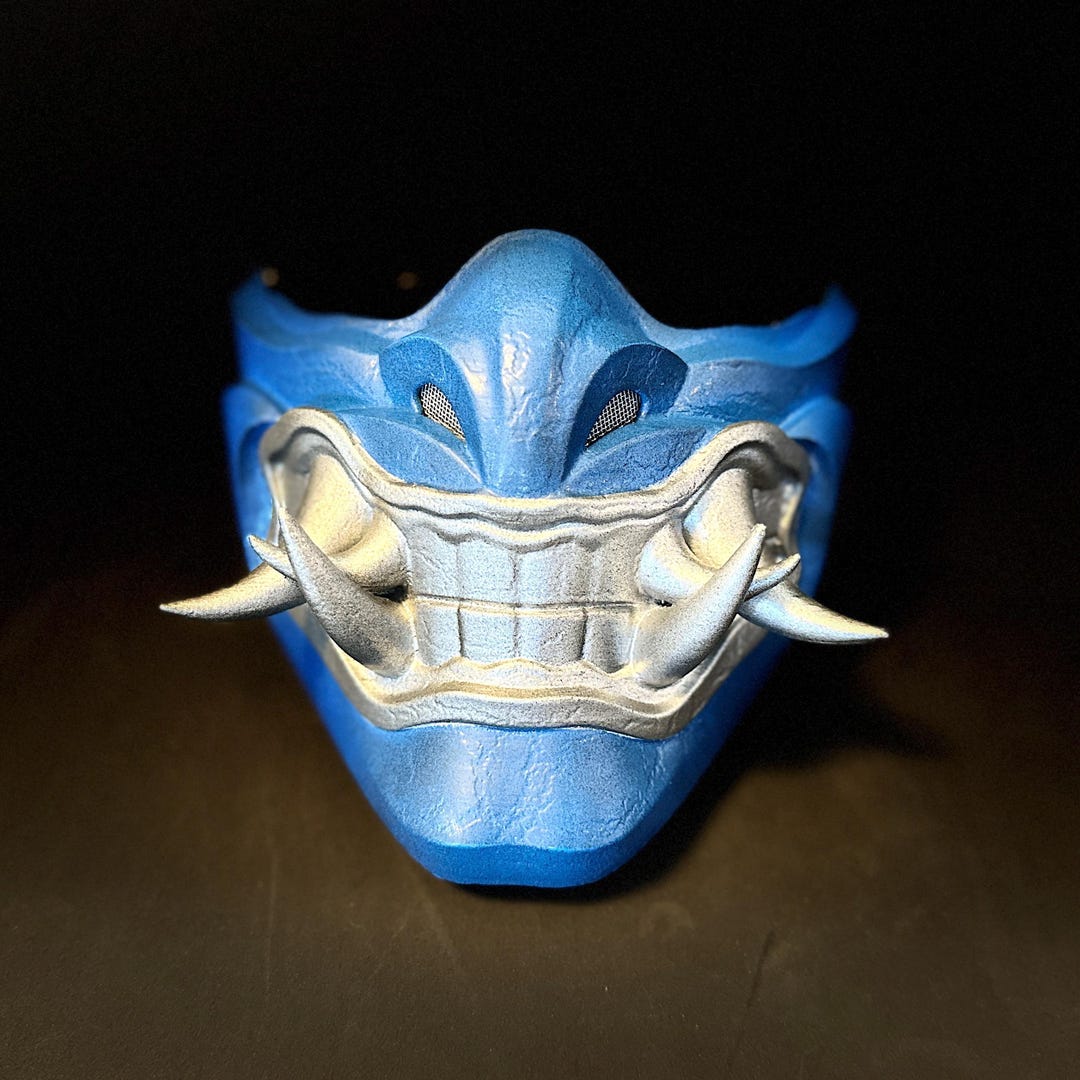Sub Zero Mask From Mortal Kombat 11 - Grandmaster Icy Mask - Etsy