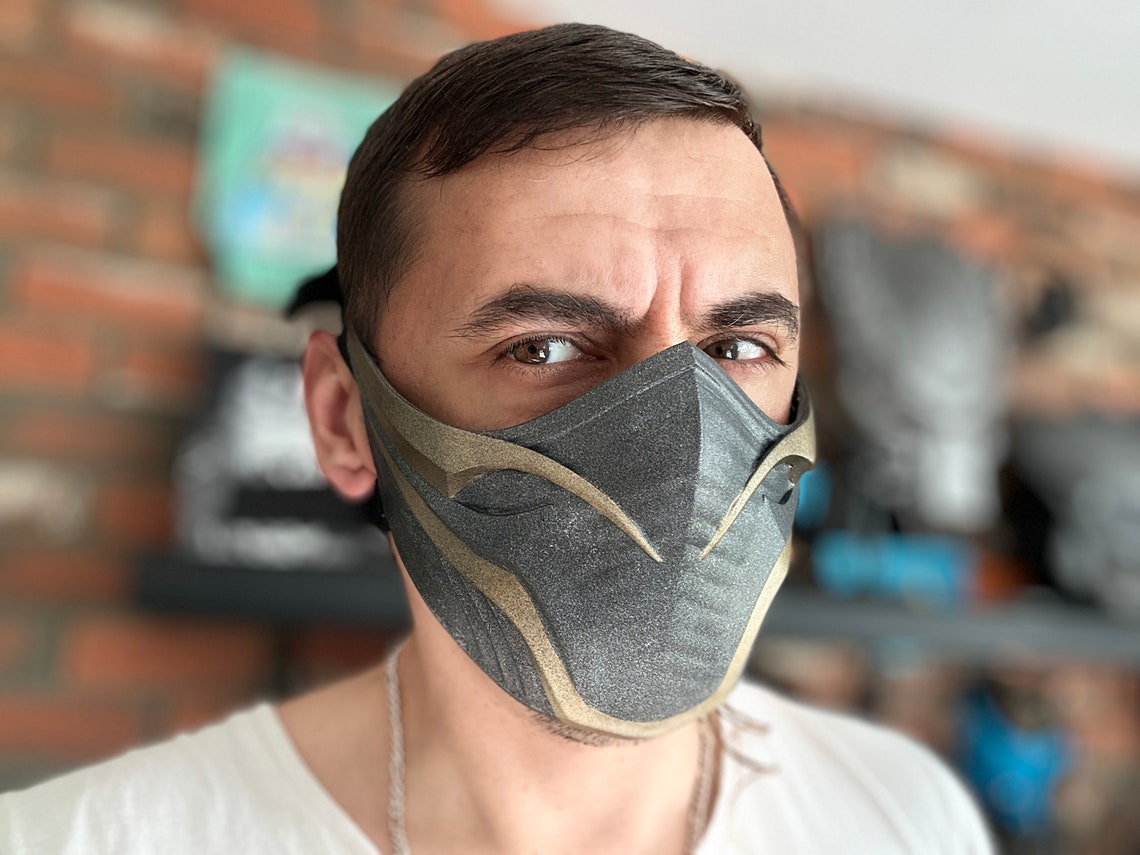 Rain Mask From Mortal Kombat 1 - Bomb Cyclone - Etsy