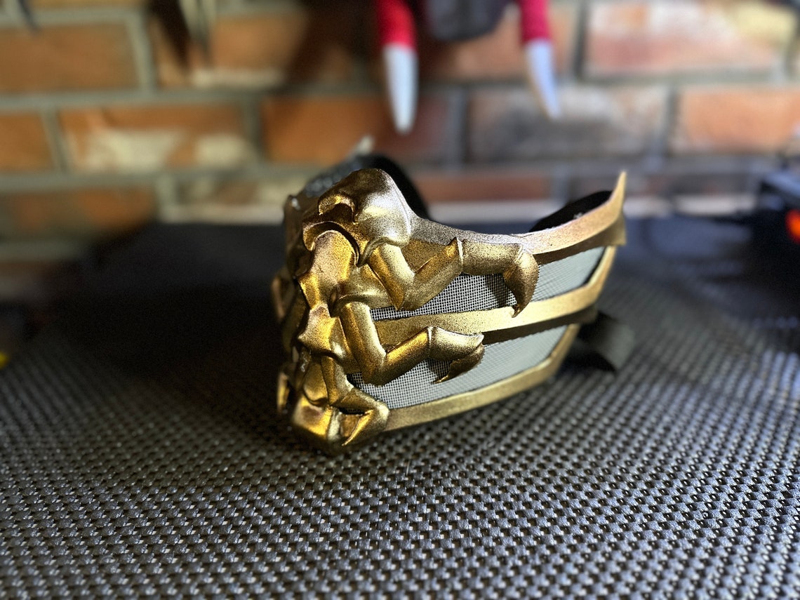 Scorpion Mask From Mortal Kombat 11 - Scorpion Bite - Etsy