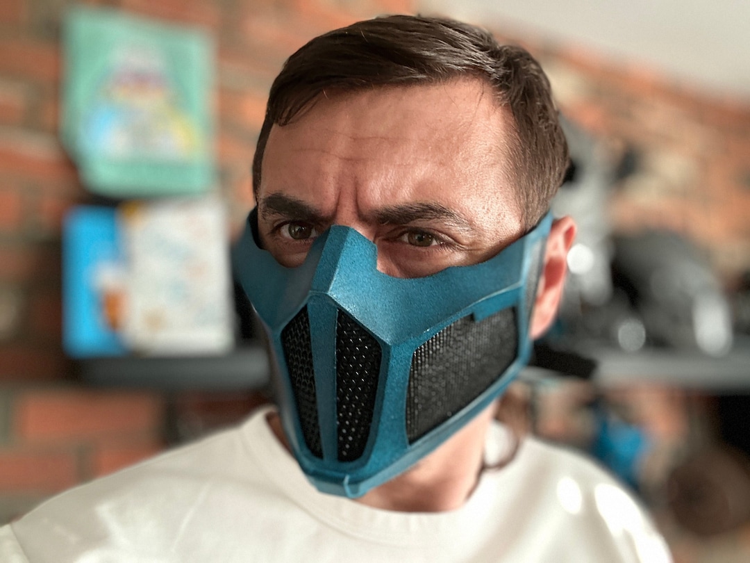 Sub Zero Mask From Mortal Kombat X - Revenant - Etsy