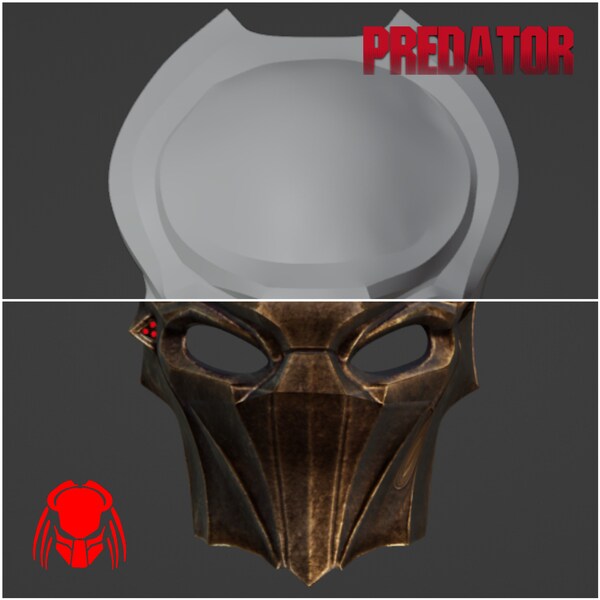 Predator Mask - Etsy