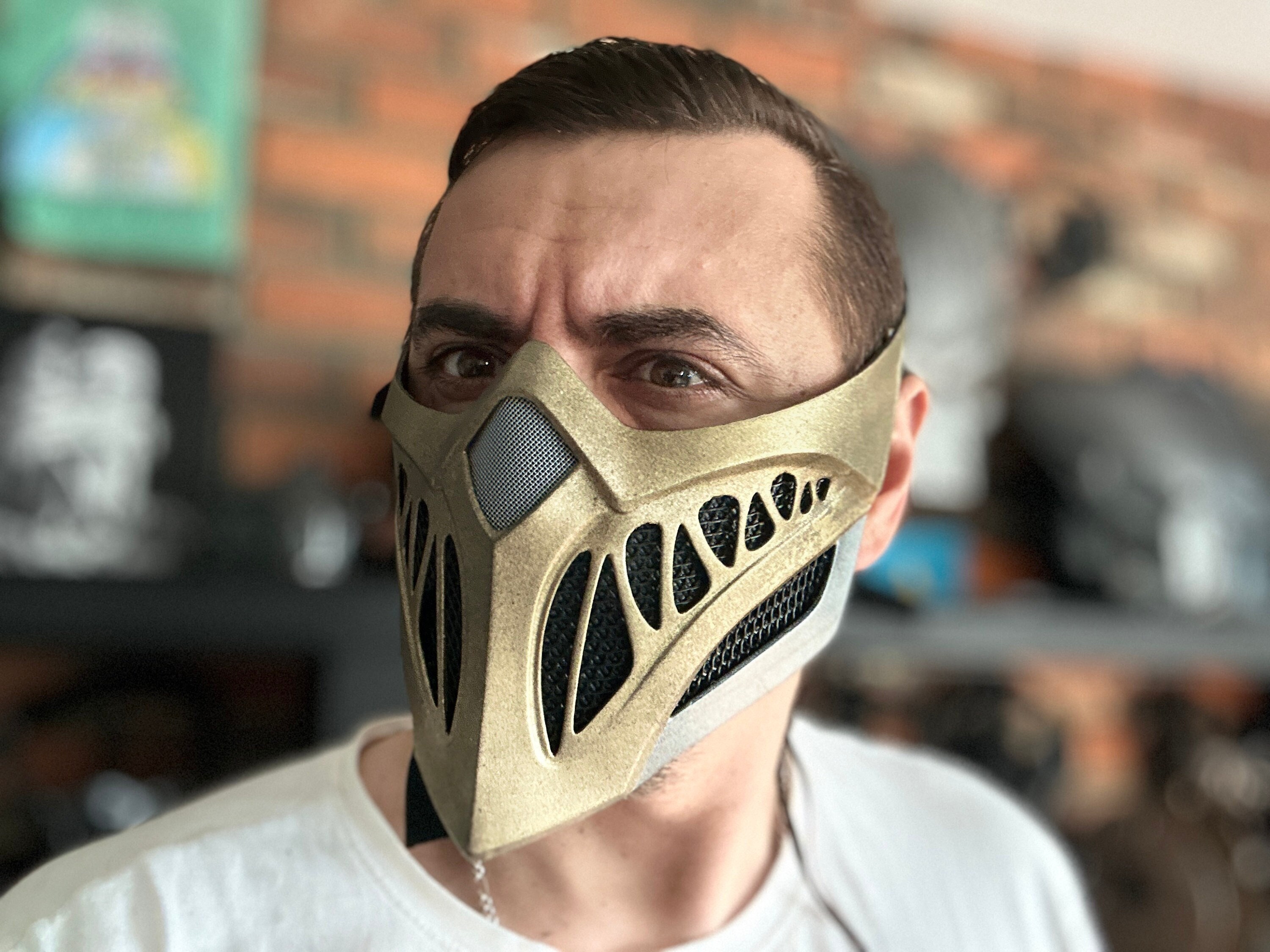 Scorpion Mask From Mortal Kombat 11 - Furious Revenant - Etsy
