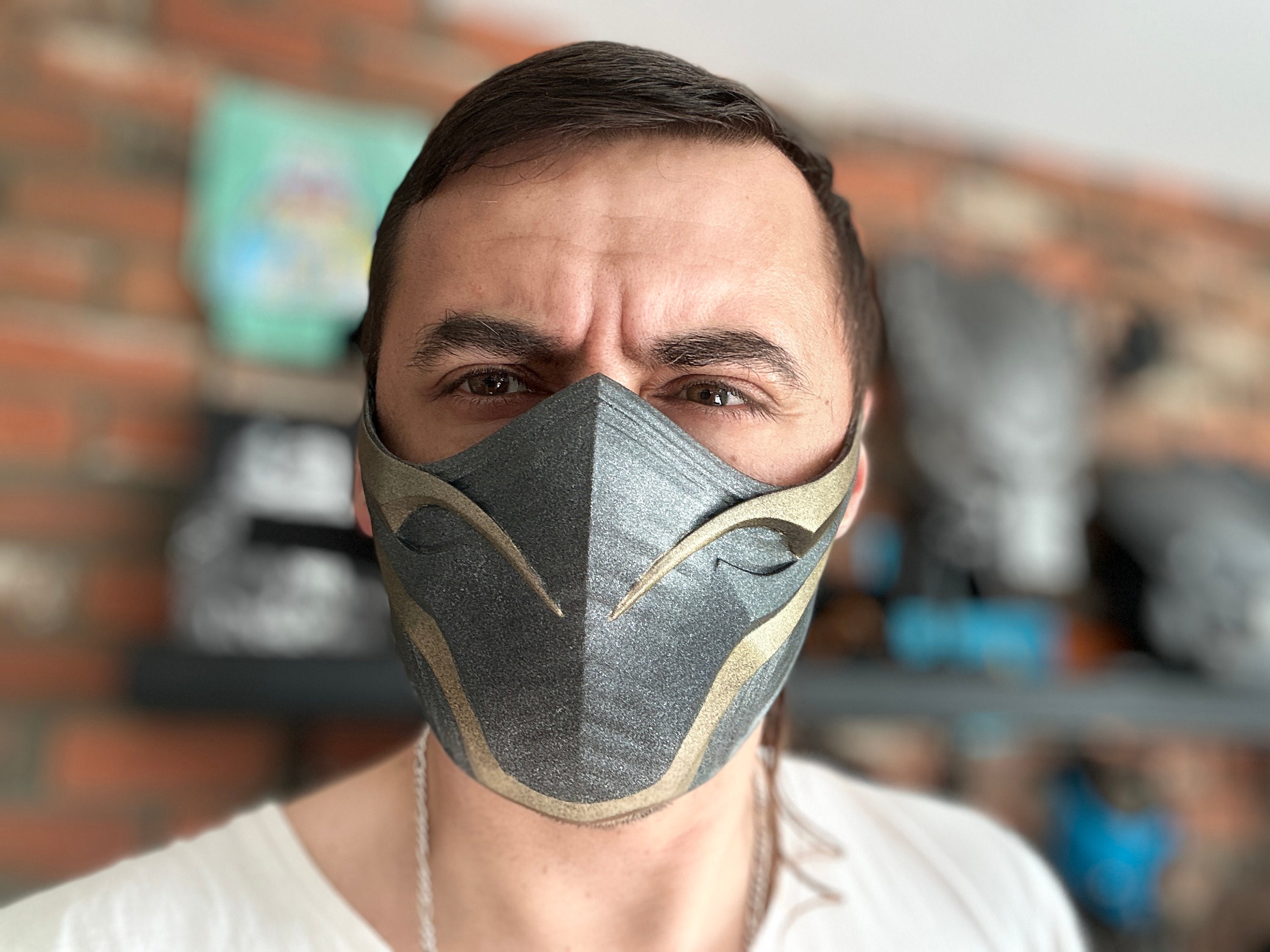 Rain Mask From Mortal Kombat 1 - Bomb Cyclone - Etsy