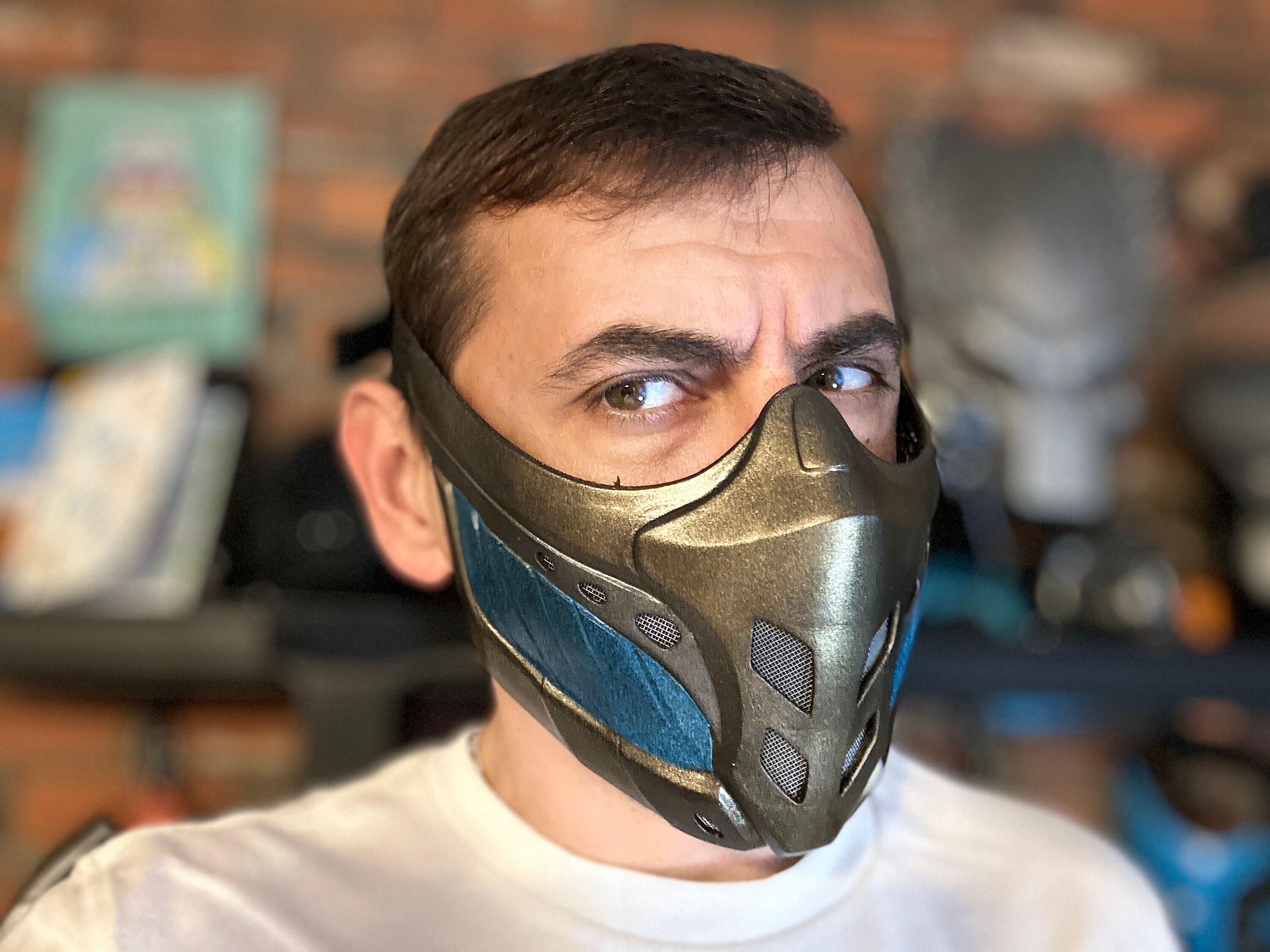 Kitana Mask From Mortal Kombat 1 - Heaven and Eathrealm - Etsy