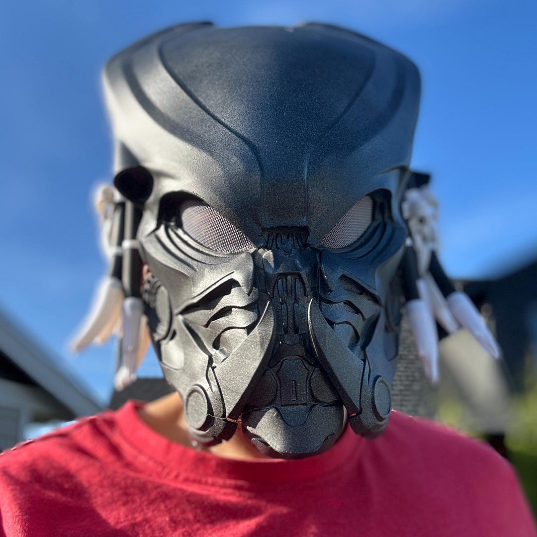 Predator Mask - Cyborg / Bionic / Predator Helmet / Predator Cosplay - Etsy