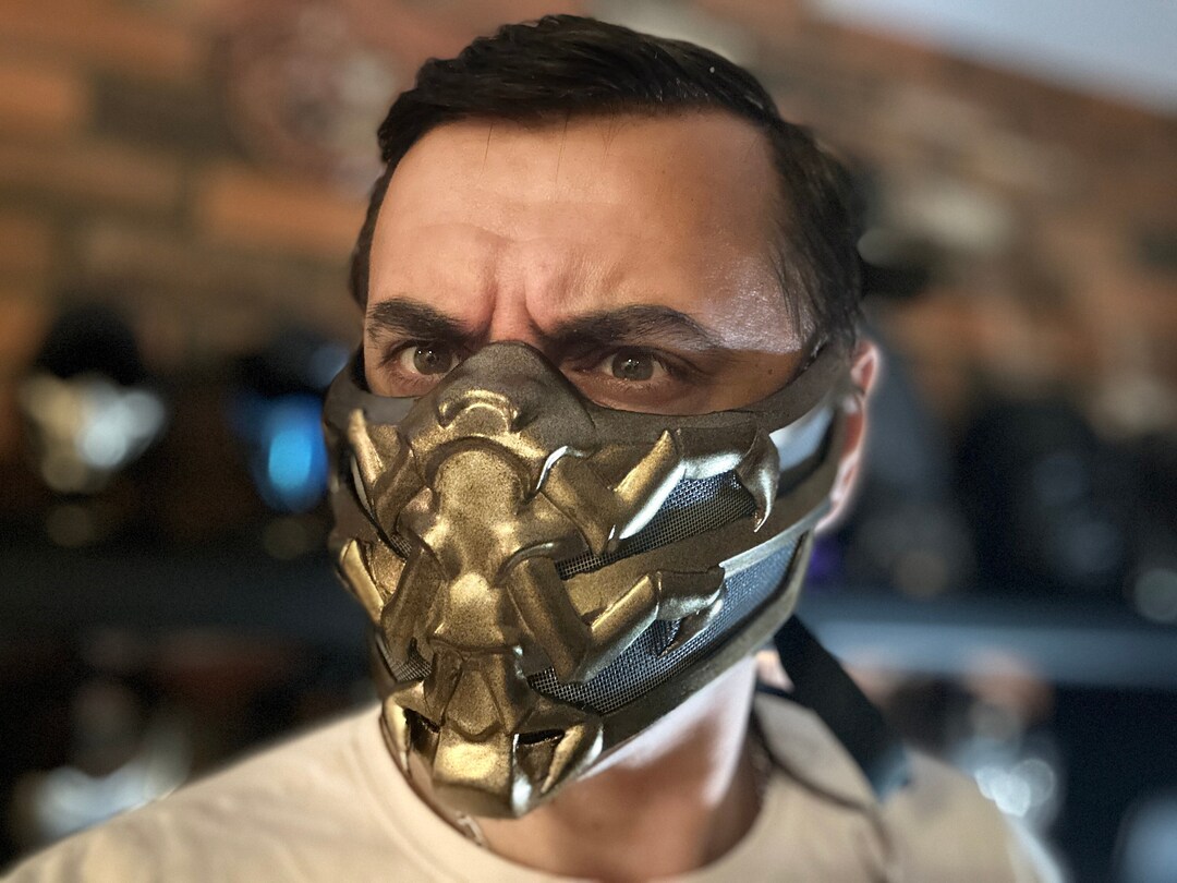 Scorpion Mask From Mortal Kombat 11 - Scorpion Bite - Etsy