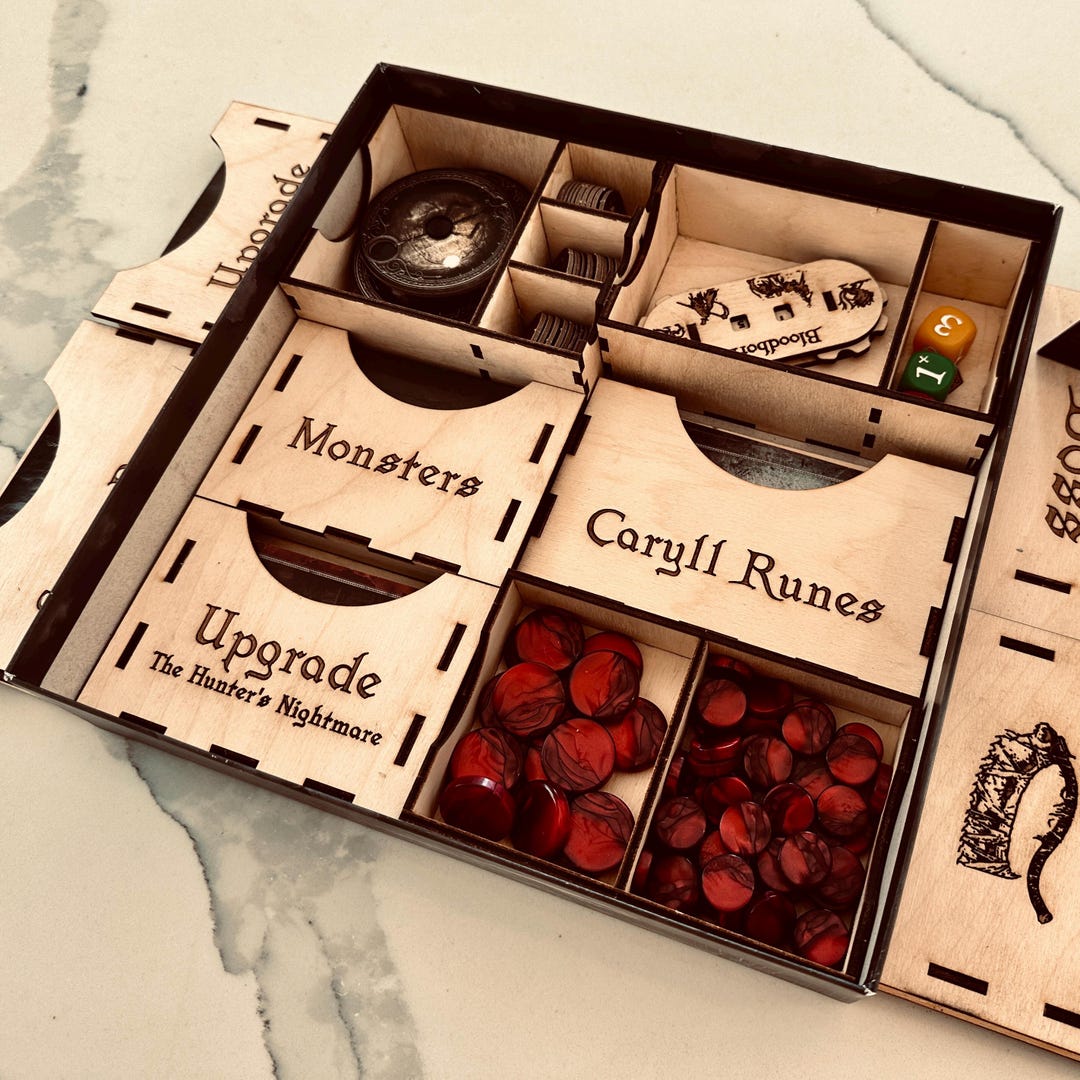 Box Organizer for Bloodborne Card Game and the Hunter's Nightmare ...