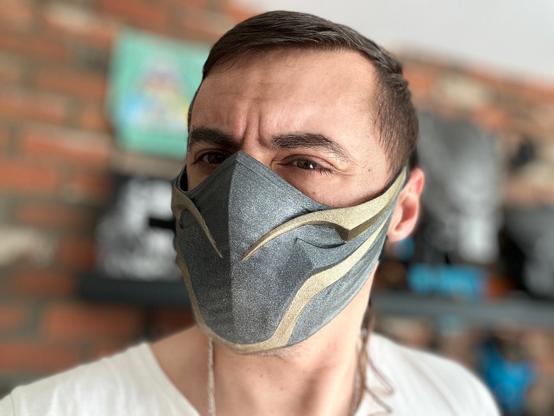 Rain Mask From Mortal Kombat 1 - Bomb Cyclone - Etsy