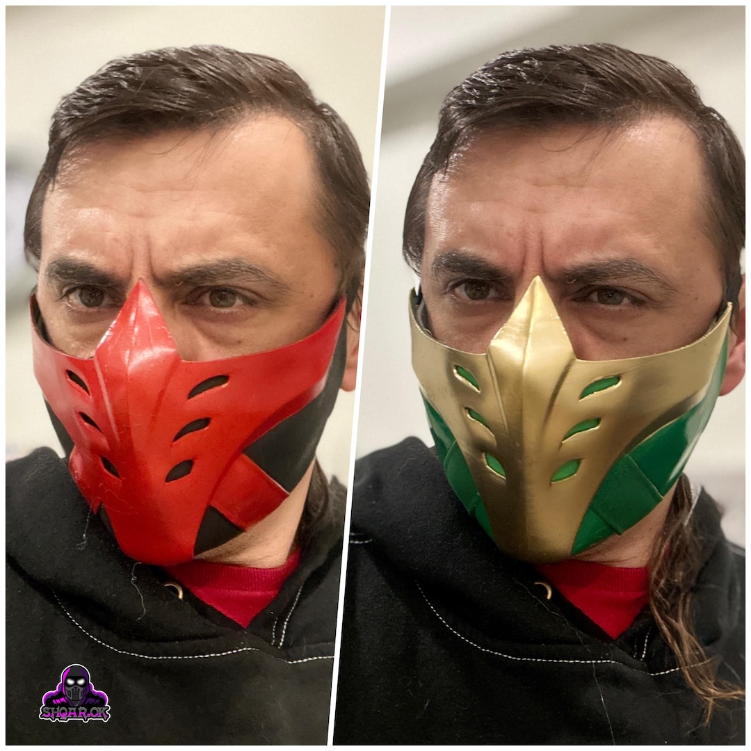 Jade and Scarlet Mask From Mortal Kombat 11 / MK / Cosplay Mask / Gift ...