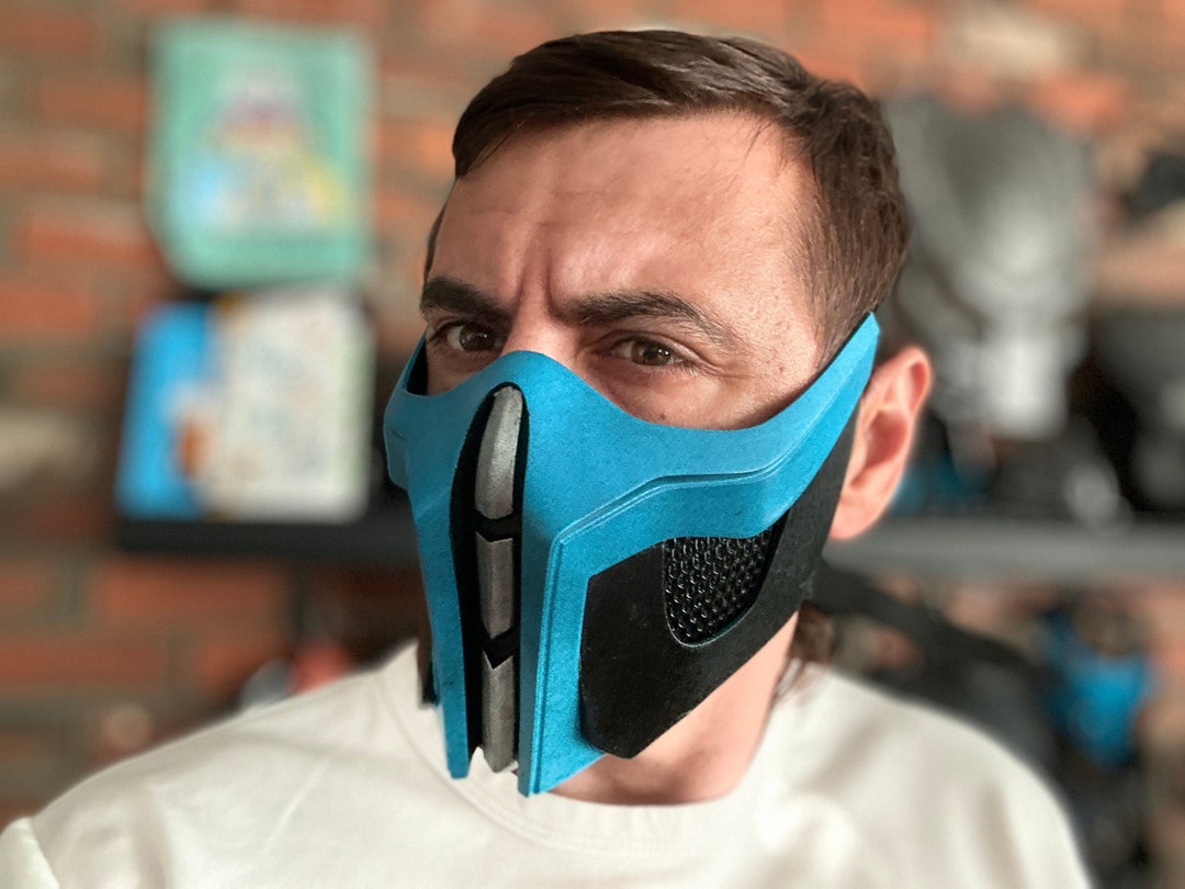 Sub Zero Mask From Mortal Kombat 11 - Ice Tears - Etsy