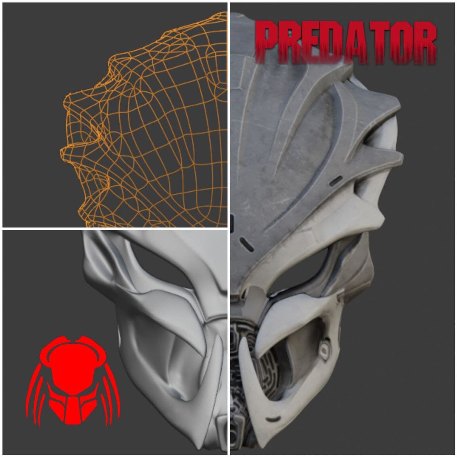 PREDATOR MASK ABBYS - Etsy