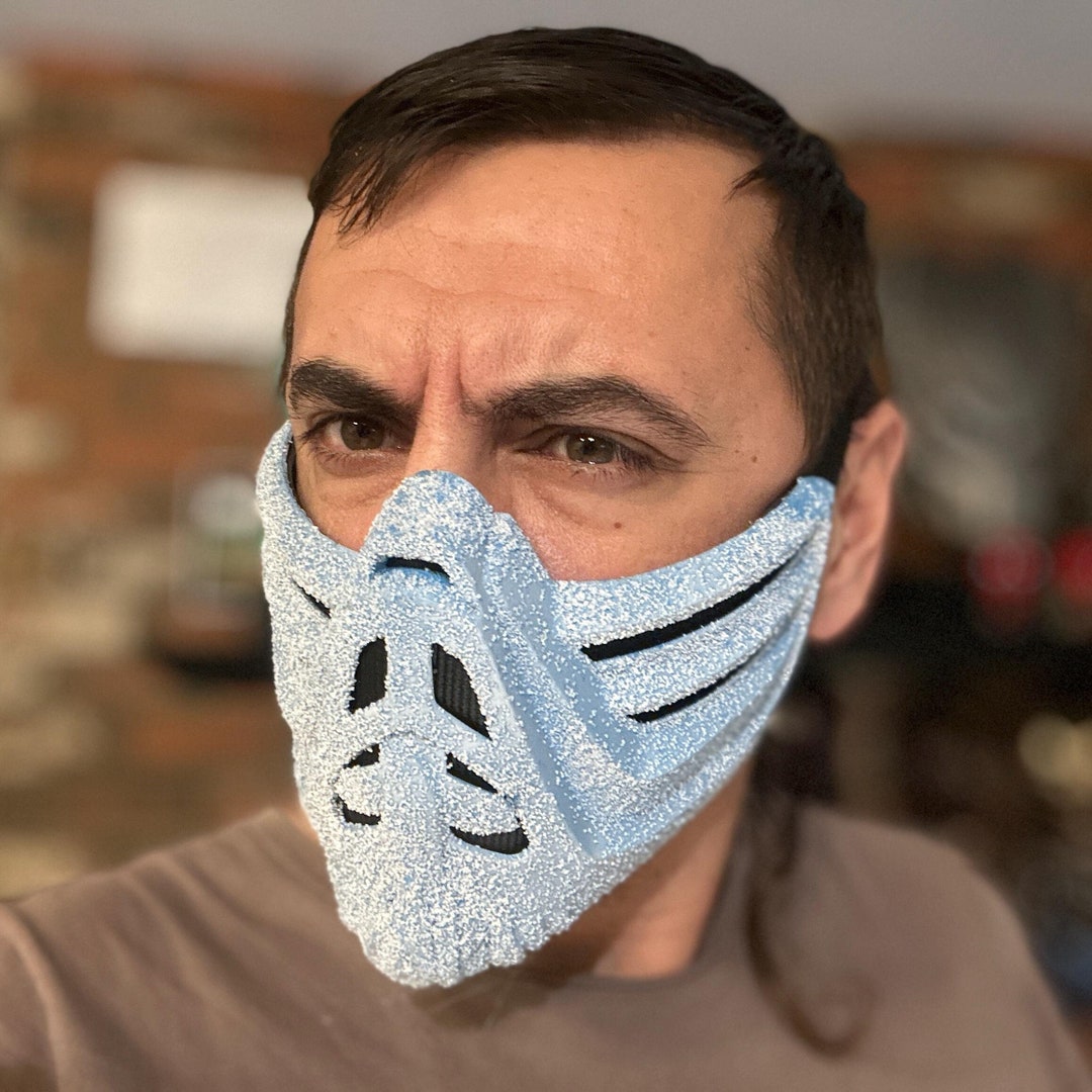 Sub Zero Mask 1995 - Frost Version / Cosplay Mask / Videogame / Gift - Etsy