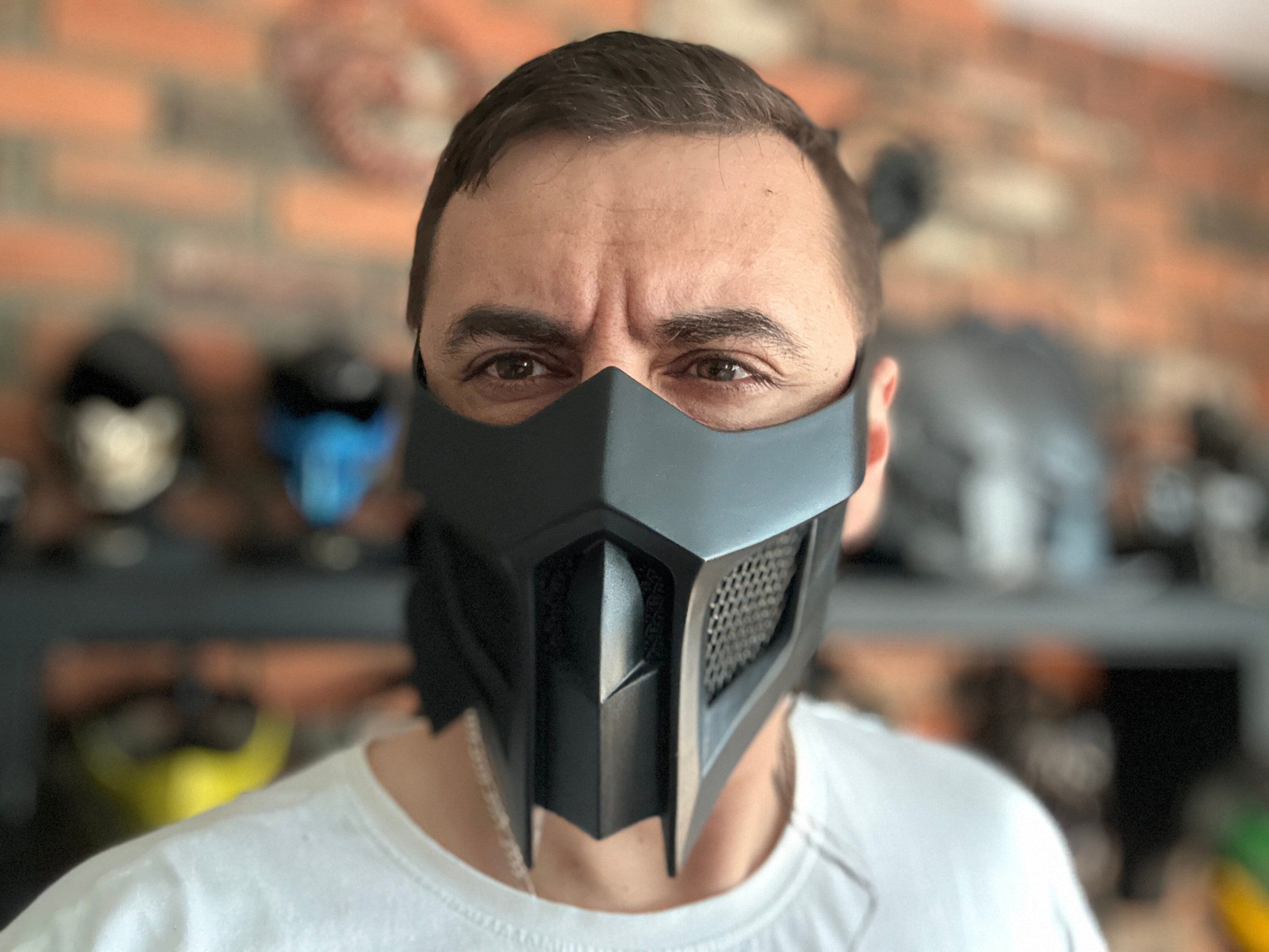 Noob Saibot Mask From Mortal Kombat 11 - Classic Noob - Etsy