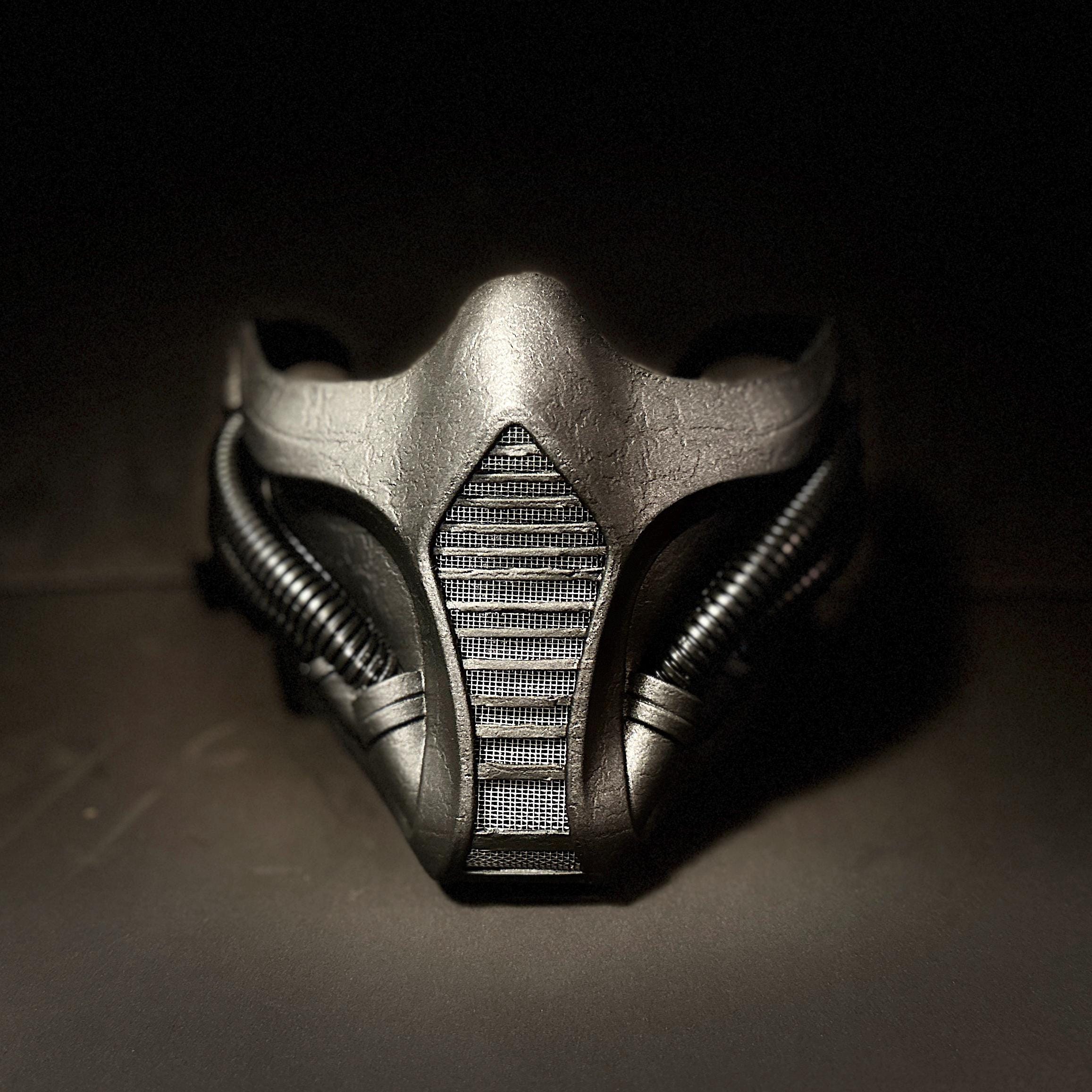 Smoke Mask From Mortal Kombat 1 - Quiet Hunter - Etsy