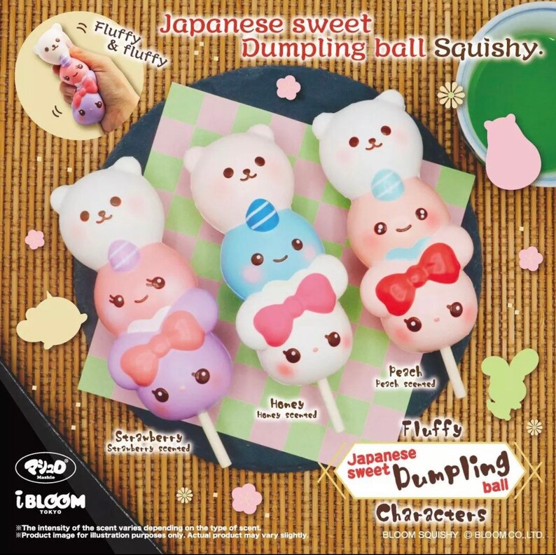 Ibloom Characters Fluffy Dango Squishy Toy - Etsy