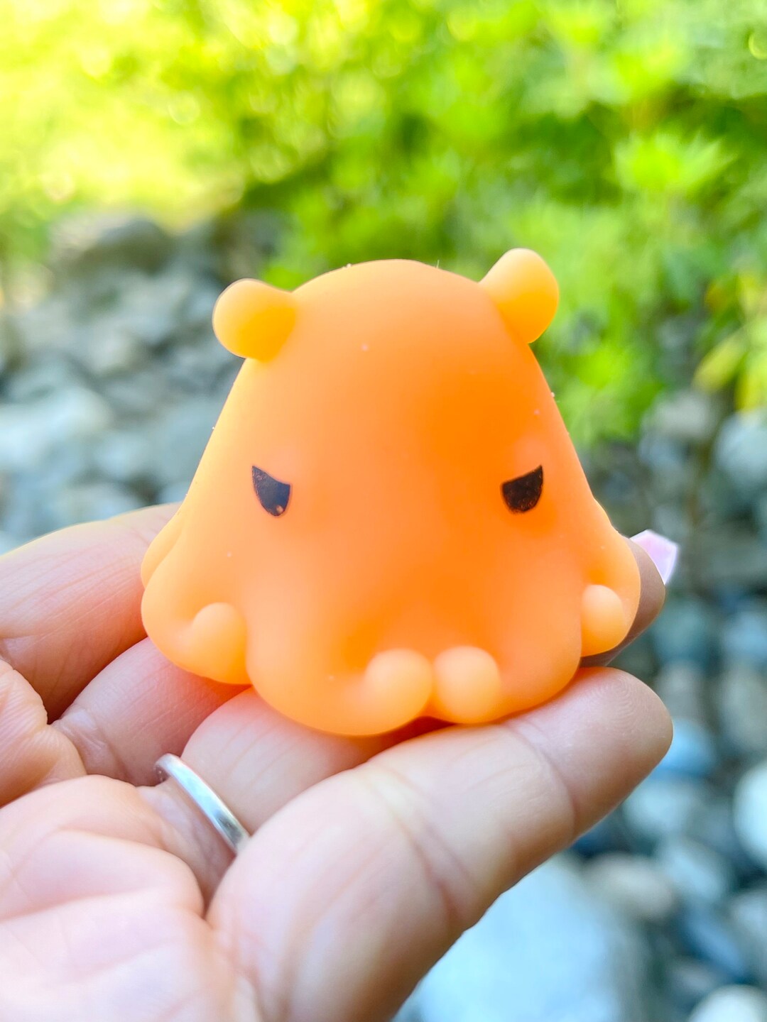 Dumbo Octopus Mochi Squishy orange - Etsy