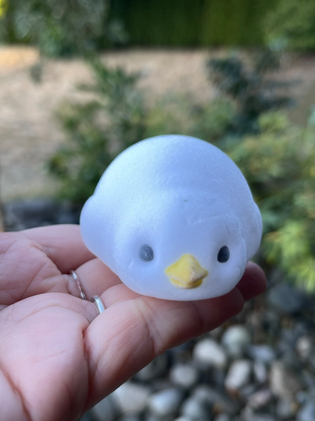 Squeaky Fuzzy Chick Squishy Toy white - Etsy