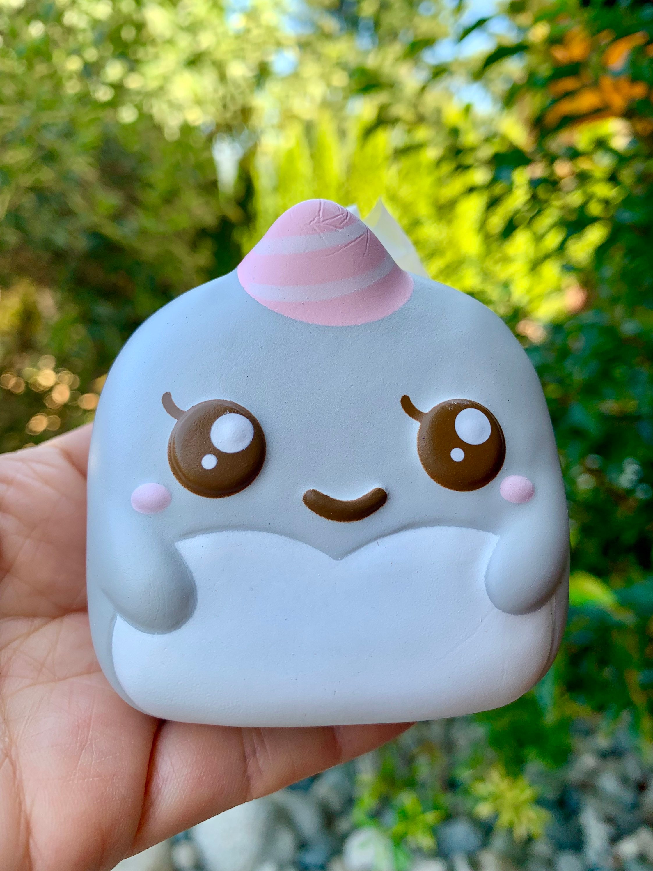 Ibloom Millie Whale Chigiri Bread Squishy Toy Sweetie grey - Etsy